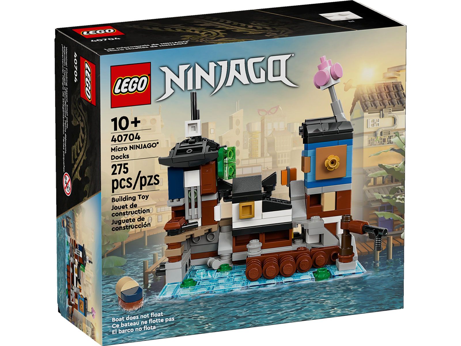 LEGO 40704 Mikro-Modell des NINJAGO Hafen | Ninjago | VSR Spielwaren