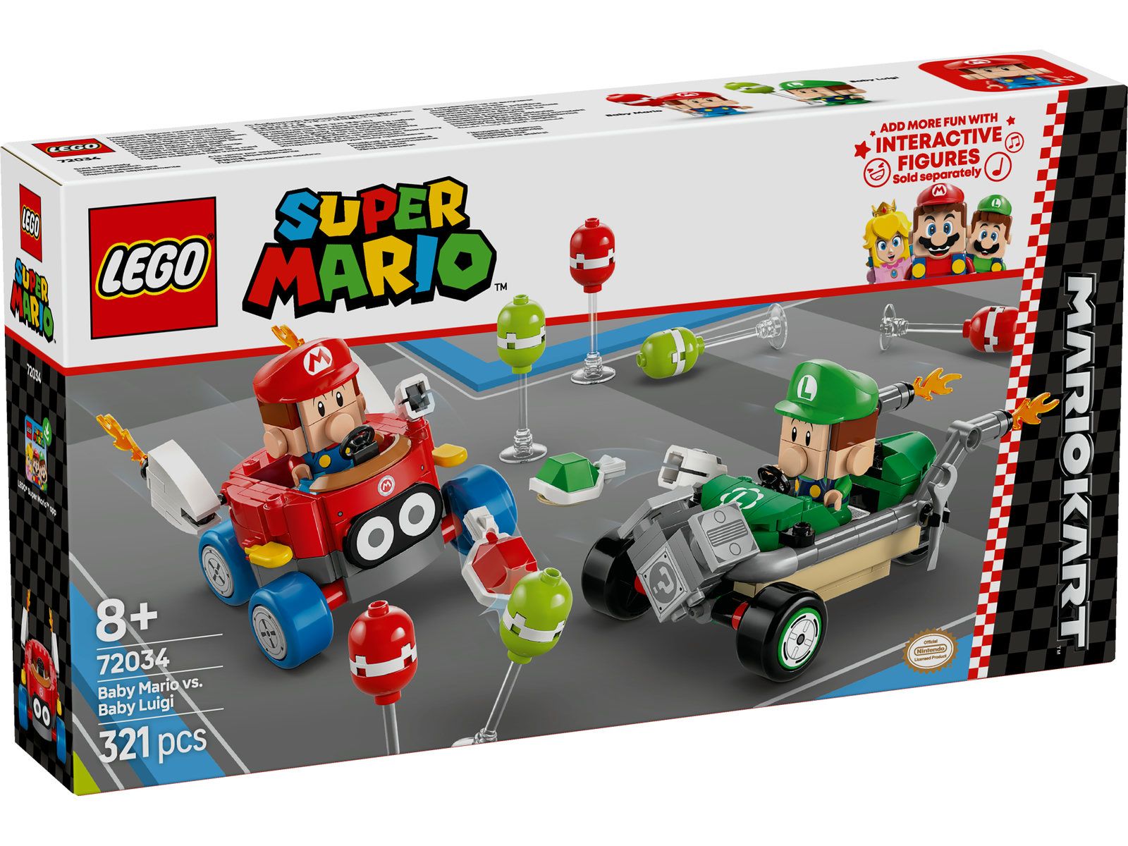 LEGO 72034 Mario Kart – Baby Mario vs. Baby Luigi | Super Mario | VSR ...